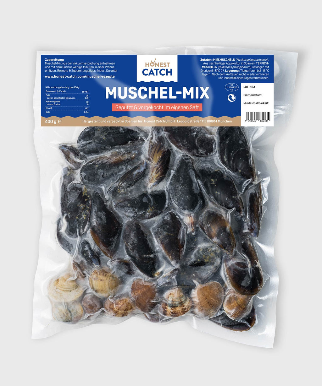 Shellfish mix with mussels and manila clams | HONEST CATCH